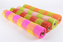 Wholesale Floral Deco Mesh Wrap Two Color Design - Bulk