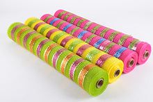 Multicolor Metallic Deco Mesh Wrap