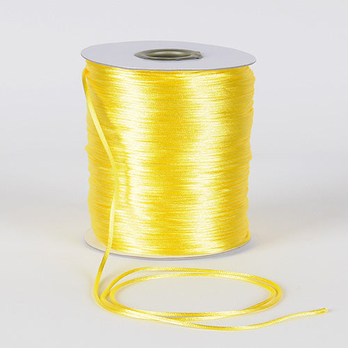 Canary - Satin Rat Tail Cord ( 2mm x 200 Yards )