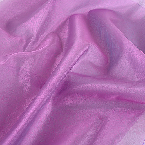 Mauve Blue - Two Tone Organza Overlays - ( W: 28 inch | L: 108 Inches )